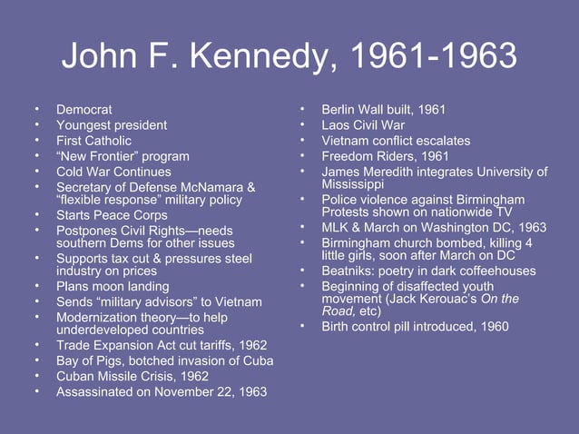 20th Century U.S. Presidents | PPT | Civic affairs | Politics
