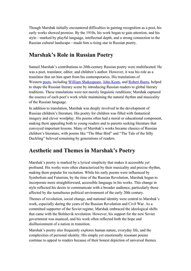20th Century Russian Poets Samuil Marshak.docx