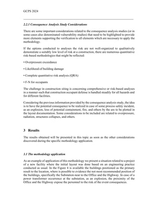 Lay out Analysis as Part of Facility Siting Study (FSS) - 20th GCPS ...
