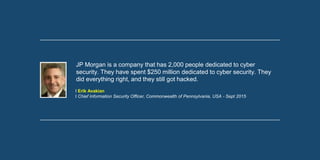 20 thought provoking quotes from famous cybersecurity experts | PPTX