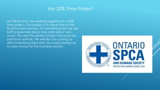 20% time project | PPTX | Running and Jogging | Fitness and Exercise