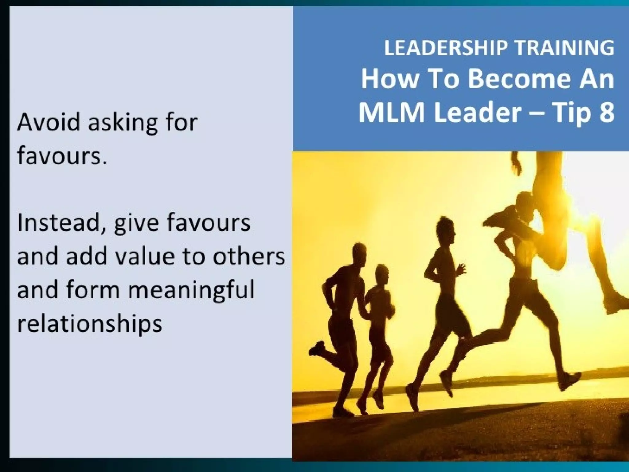 Leadership Training how to become an MLM LEADER 20 TIPS | PPT