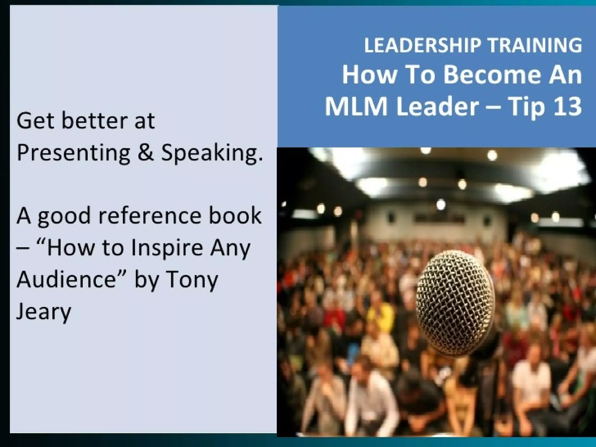 Leadership Training how to become an MLM LEADER 20 TIPS | PPT