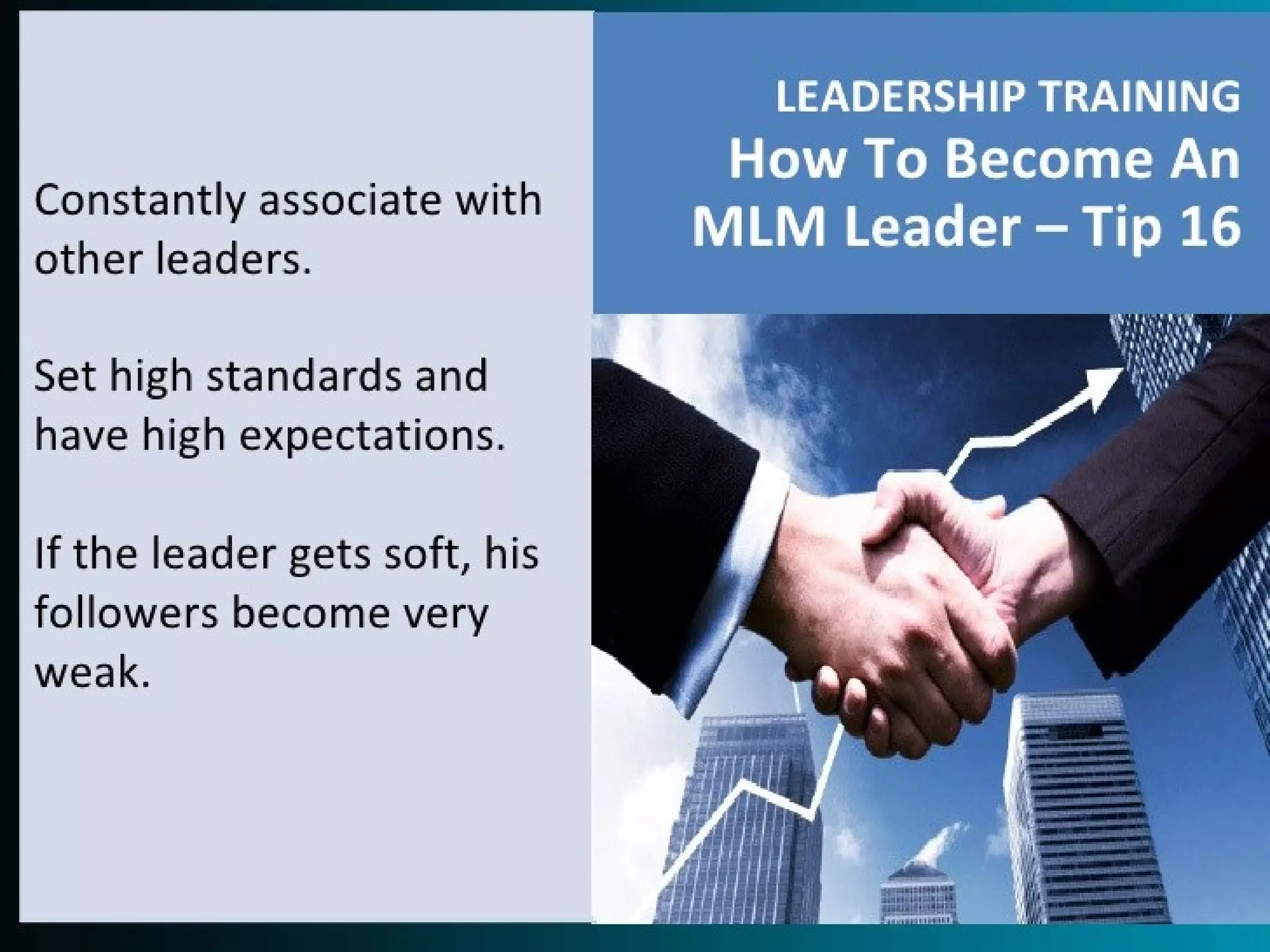Leadership Training how to become an MLM LEADER 20 TIPS | PPT