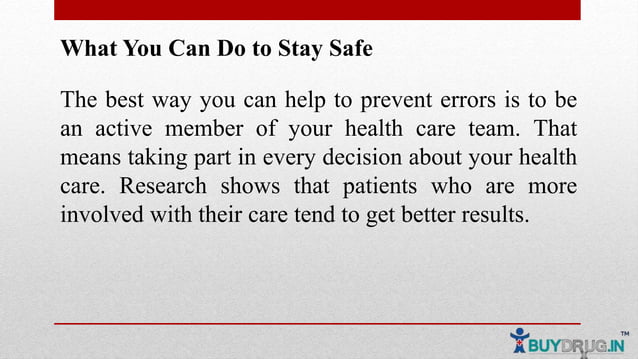20 tips to help prevent medical errors | PPTX