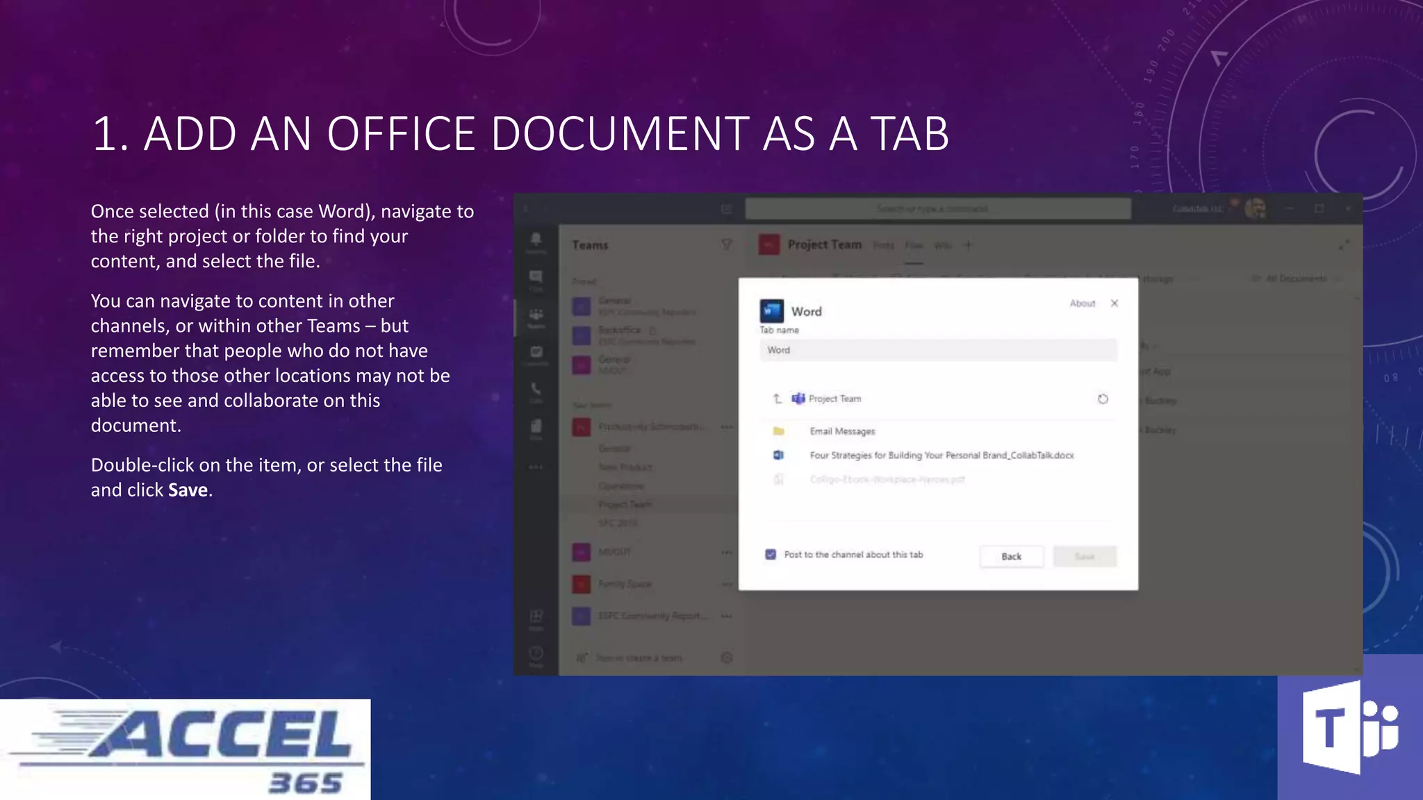 20 More Tips To Improve Productivity With Microsoft Teams Pptx Desktop Publishing Computer