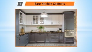 20 types of kitchen cabinet ideas | PPTX