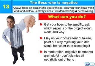 20 Types of Tricky Bosses | PPT