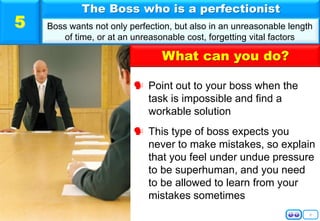 20 Types of Tricky Bosses | PPT