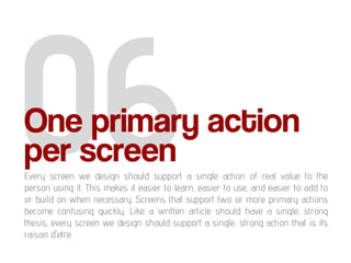 Principles of User Interface Design | PDF