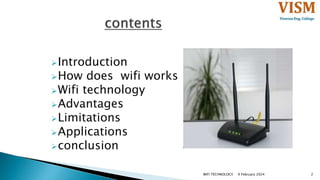 wifi technology seminar ppt presentation | PPTX