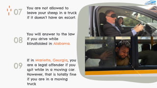 Top 20+ WEIRD driving laws around the world | PDF