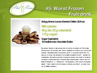 20 worst drinks in america | PPT