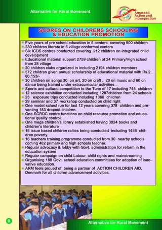 20 year achievements of arm,baliapal | PDF