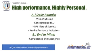 20 year Highly personal High Performance | PPT