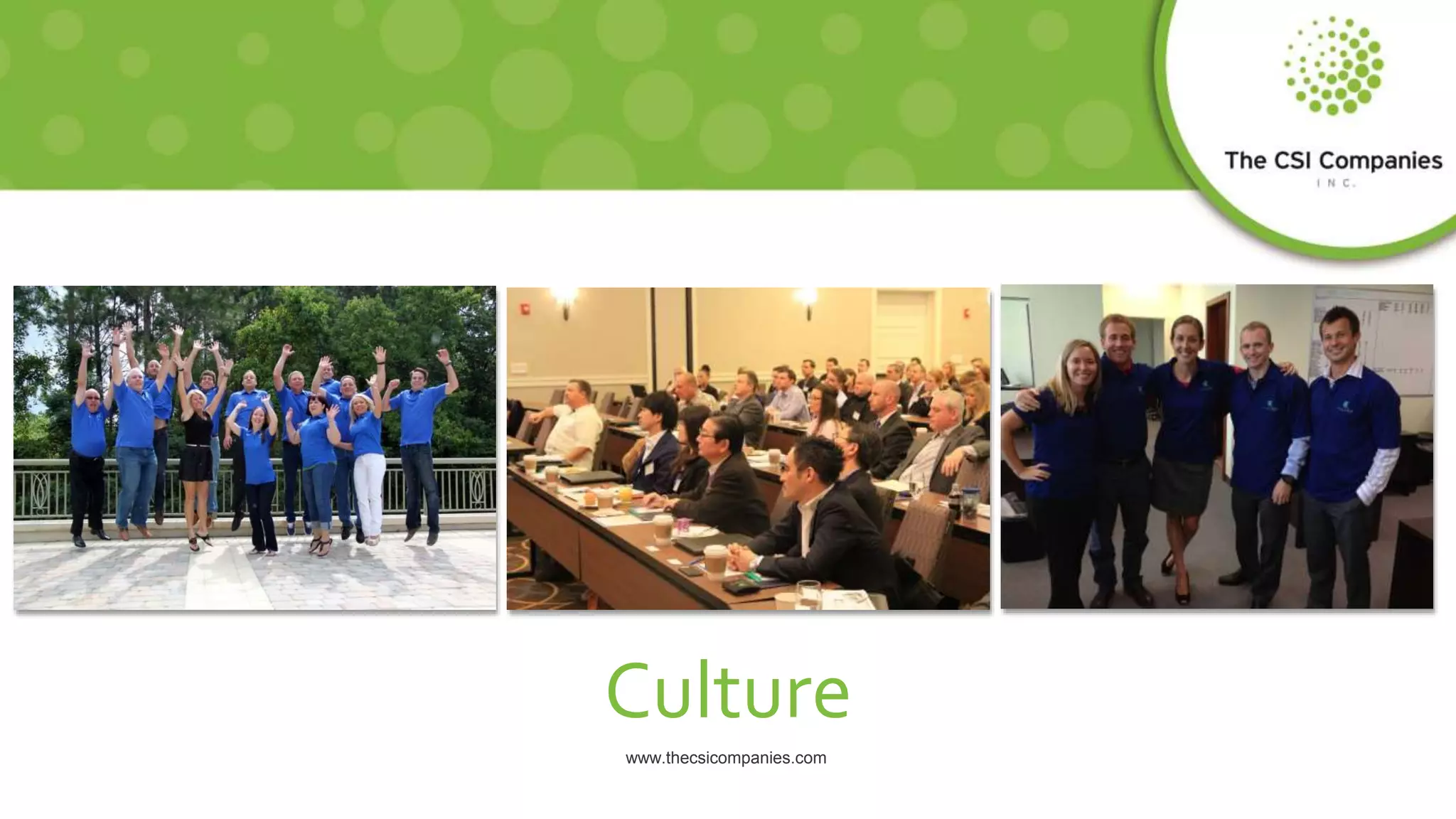 The CSI Companies 20 Year Celebration | PPTX