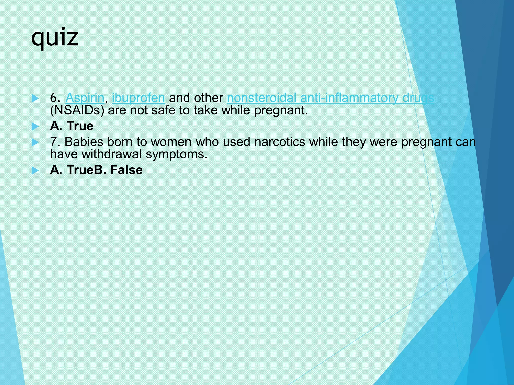 Drugs in pregnancy and lactation | PPT