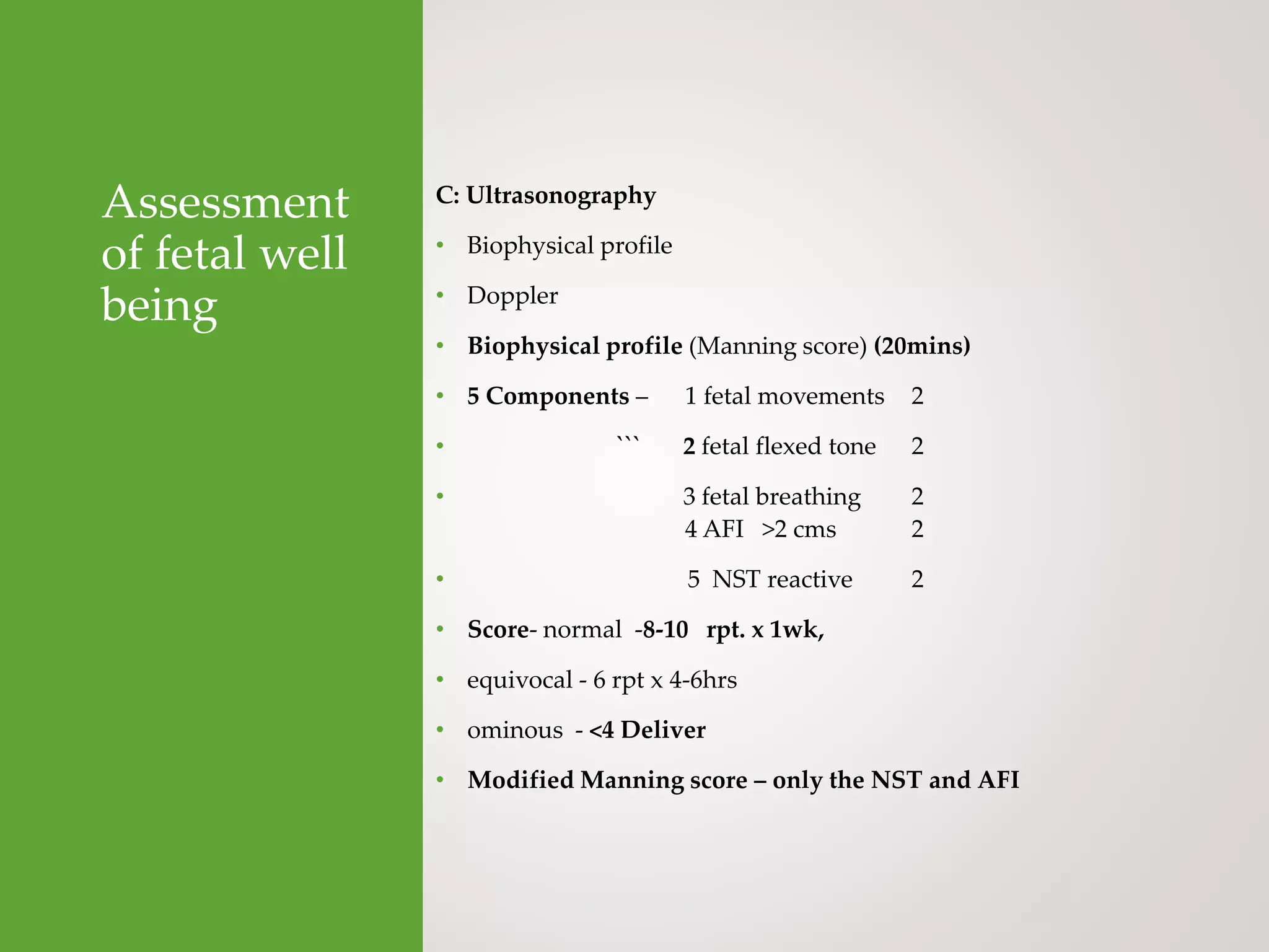 21 08-18 fetal surveillance | PPTX