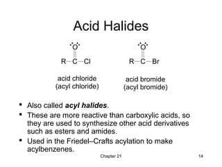 21.1 - Part 1 Structure and Properties of Carboxylic Acid Derivatives ...
