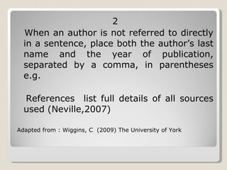 Referencing and Citing | PPT