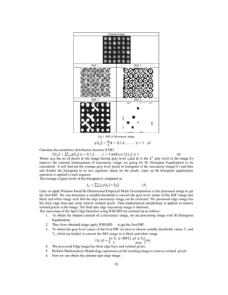 Spot Edge Detection in cDNA Microarray Images using Window based Bi-Dimensional Empirical Mode ...