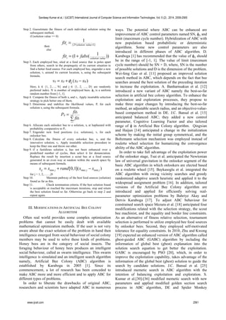 New Local Search Strategy in Artificial Bee Colony Algorithm | PDF