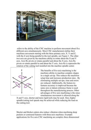 STUDY ON PRINCIPLE AND OPERATIONS OF CNC MACHINES IN VARIOUS ...