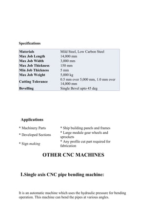 STUDY ON PRINCIPLE AND OPERATIONS OF CNC MACHINES IN VARIOUS ...