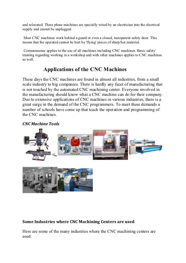 STUDY ON PRINCIPLE AND OPERATIONS OF CNC MACHINES IN VARIOUS FABRICAT…