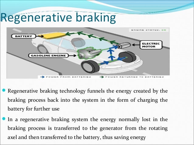Regenerative braking system