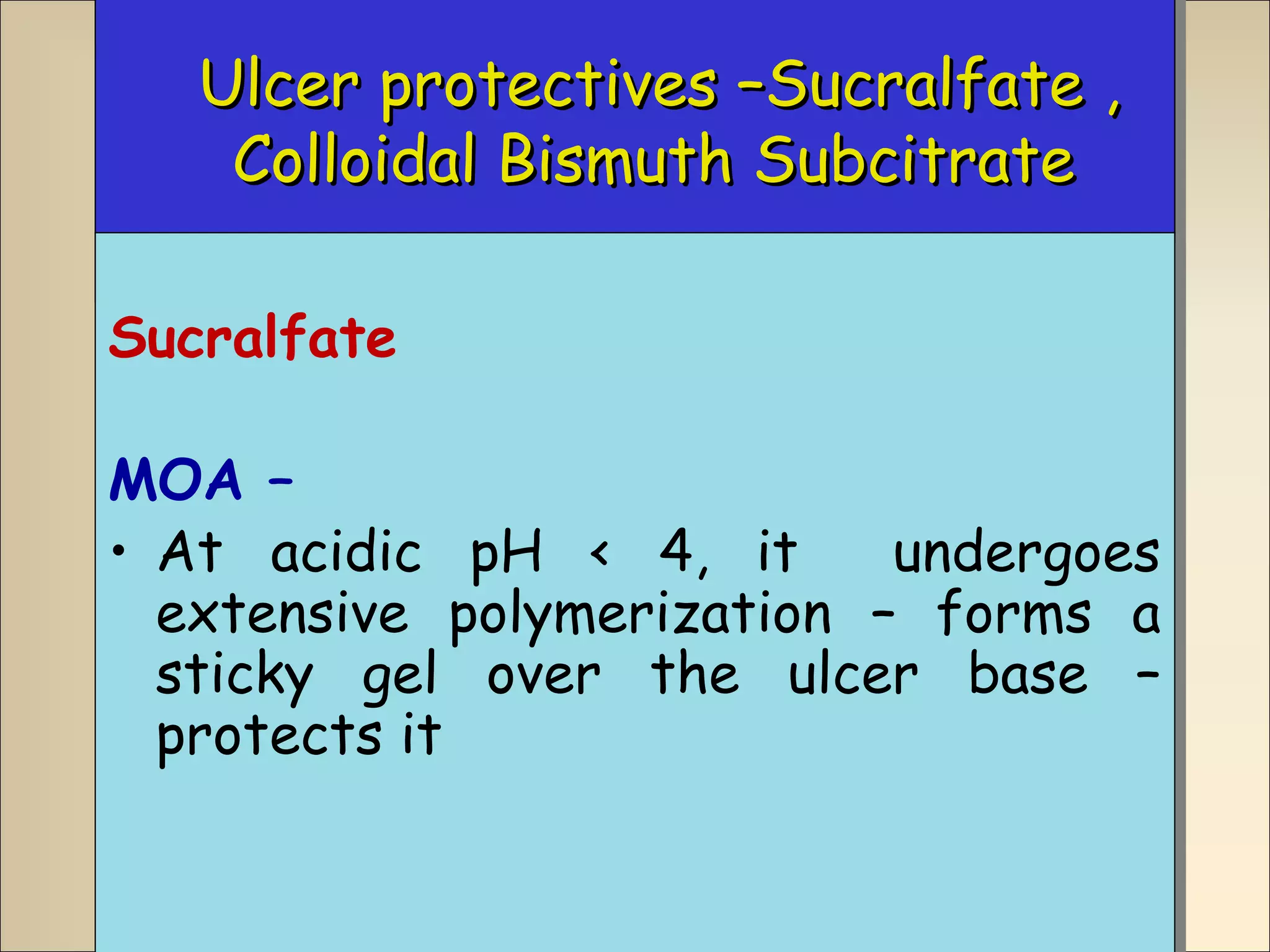21.drugs used in peptic ulcer | PPT