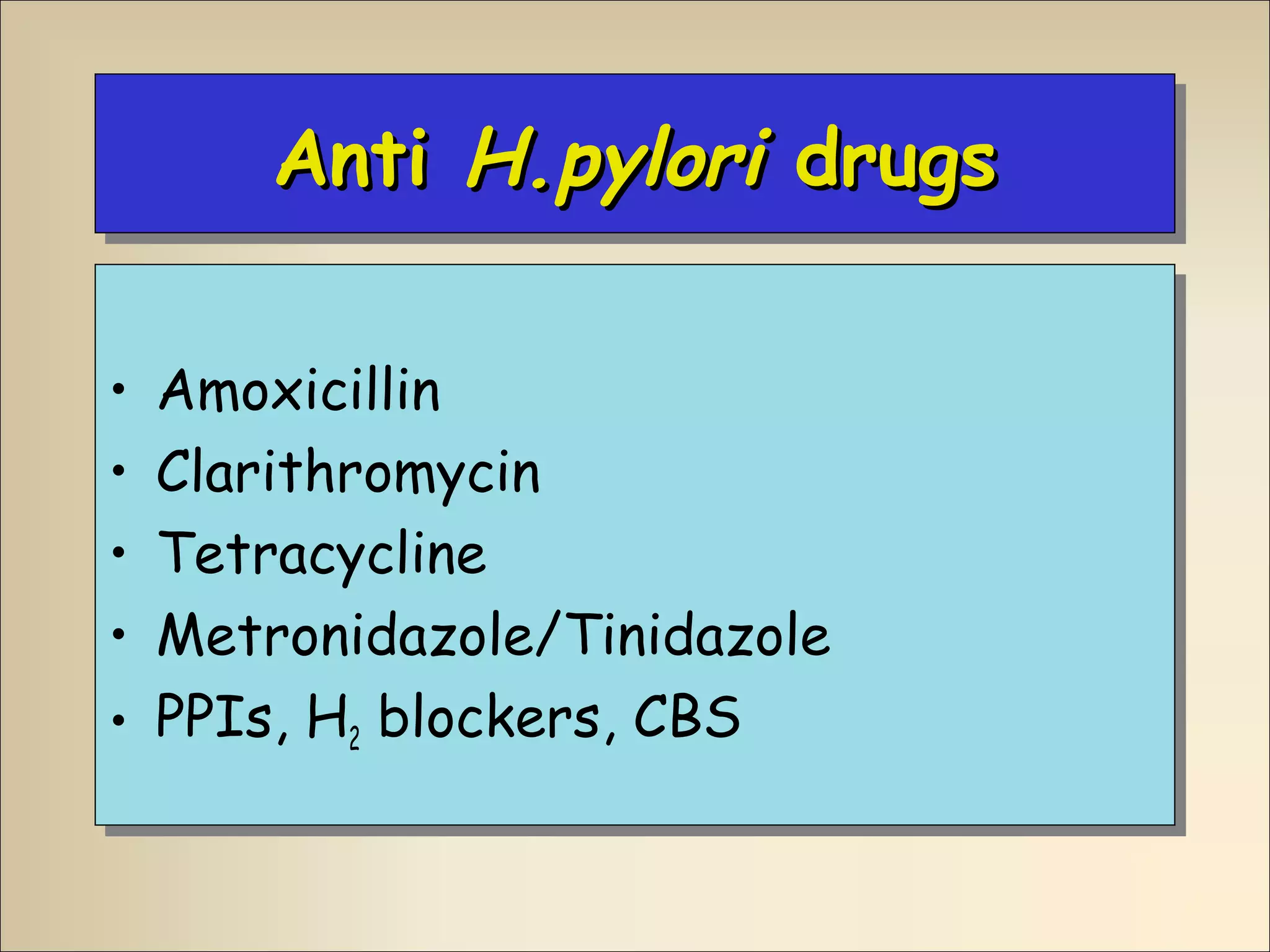 21.drugs used in peptic ulcer | PPT