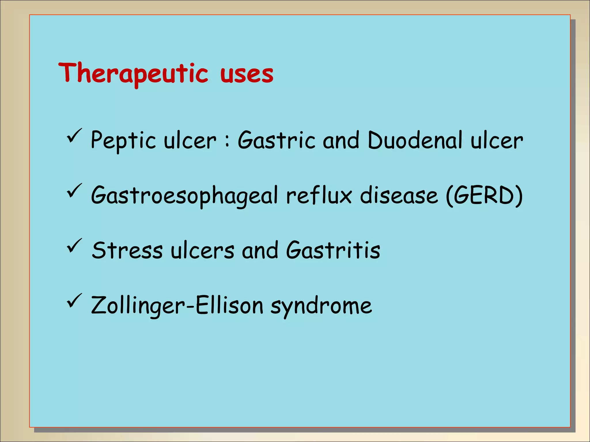 21.drugs used in peptic ulcer | PPT