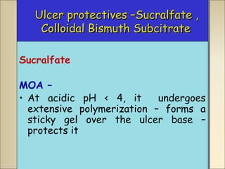 21.drugs used in peptic ulcer | PPT