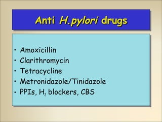 21.drugs used in peptic ulcer | PPT