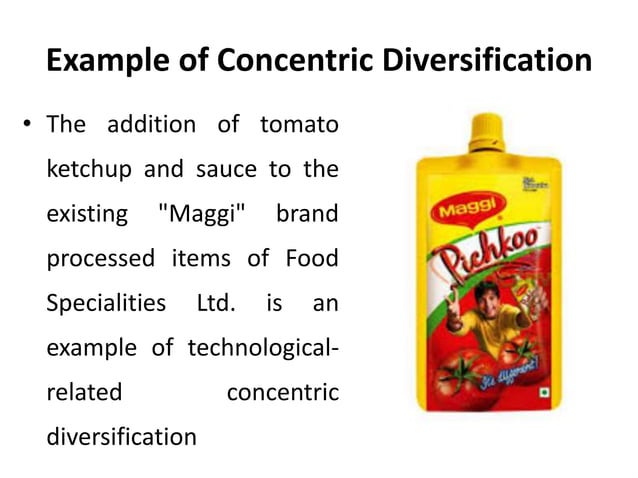 Concentric diversification diversification strategies - corporate level ...