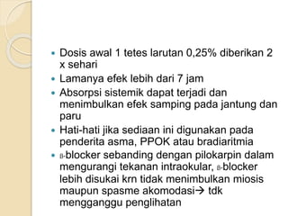 21. dr. iit farmakologi obat topikal mata | PPTX