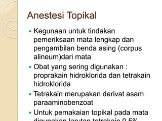 21. dr. iit farmakologi obat topikal mata | PPTX