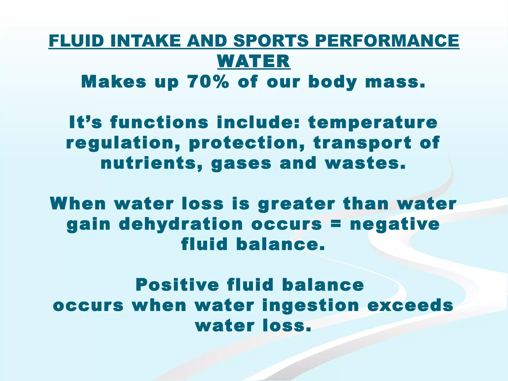 21.1.16 fluid intake and sports performance | PPT
