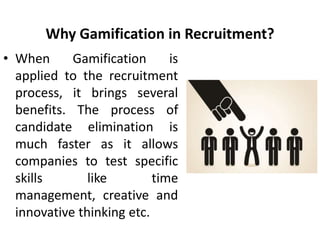 Gamification in recruitment and selection - Gamification in HR - Manu ...