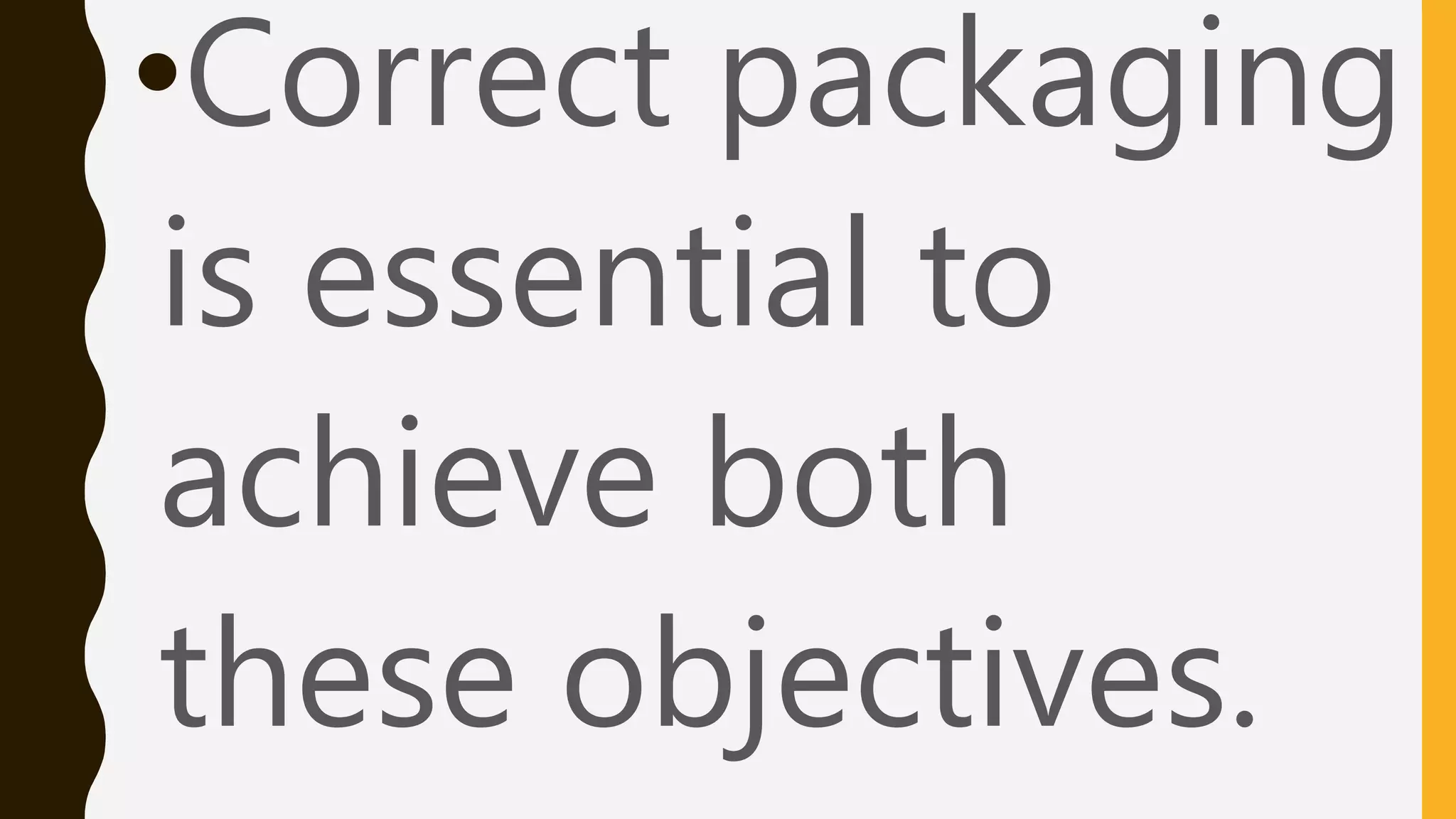 Packaging Food Items | PPTX