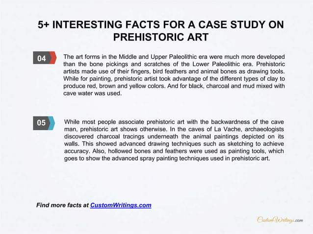 COMPLETE GUIDE ON WRITING A CASE STUDY ON PREHISTORIC ART | PPT