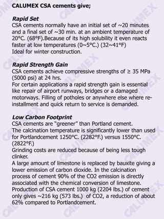CSA CALUMEX explained | PDF | Chemistry | Science