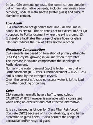 CSA CALUMEX explained | PDF | Chemistry | Science