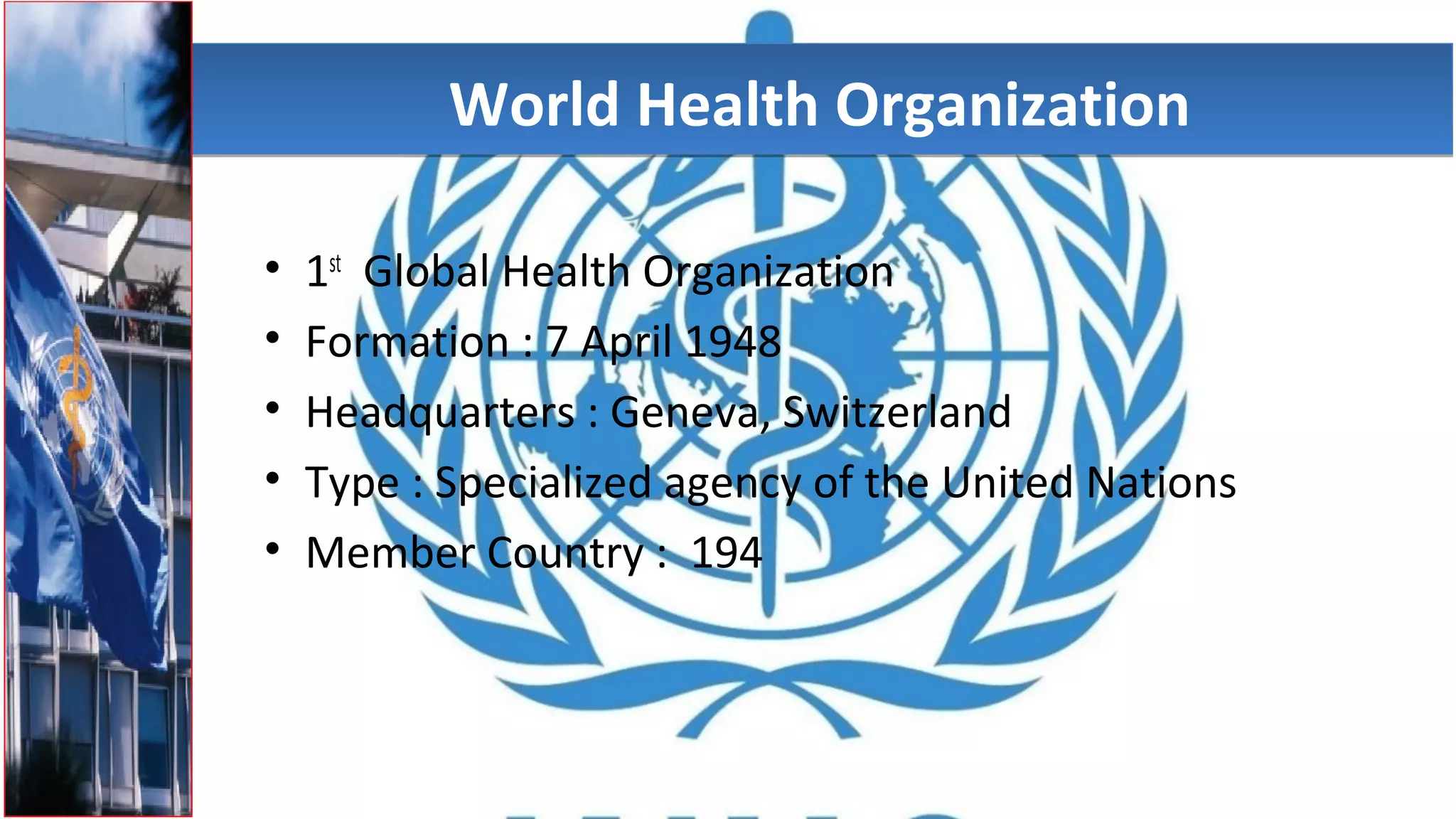 World health organization | PPT