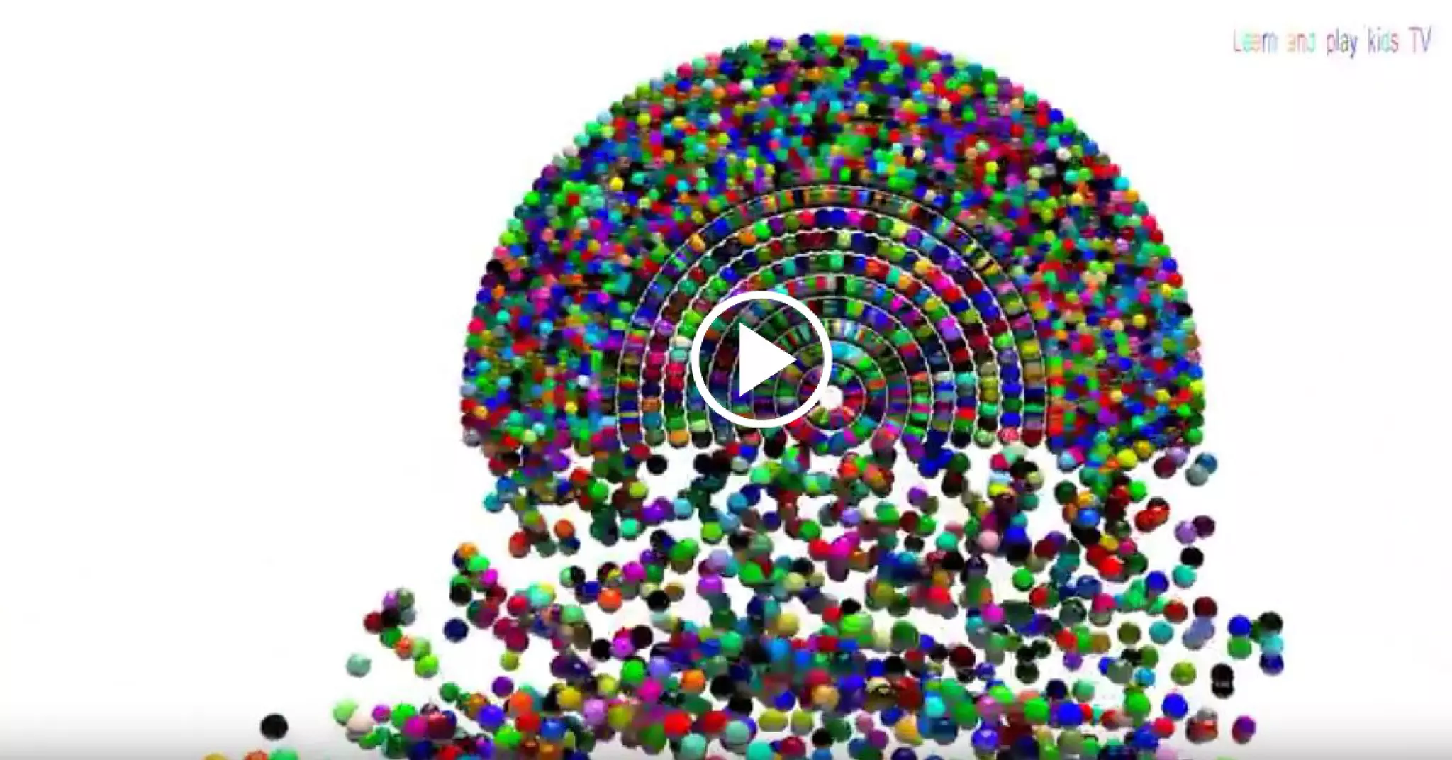 learn shapes with 3 d colorful balls for kids colors and shapes videos ...