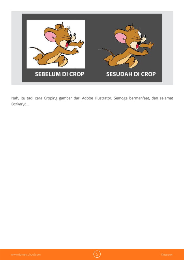 Cara Crop Gambar Menyesuaikan Bentuk Di Adobe Illustrator | PDF