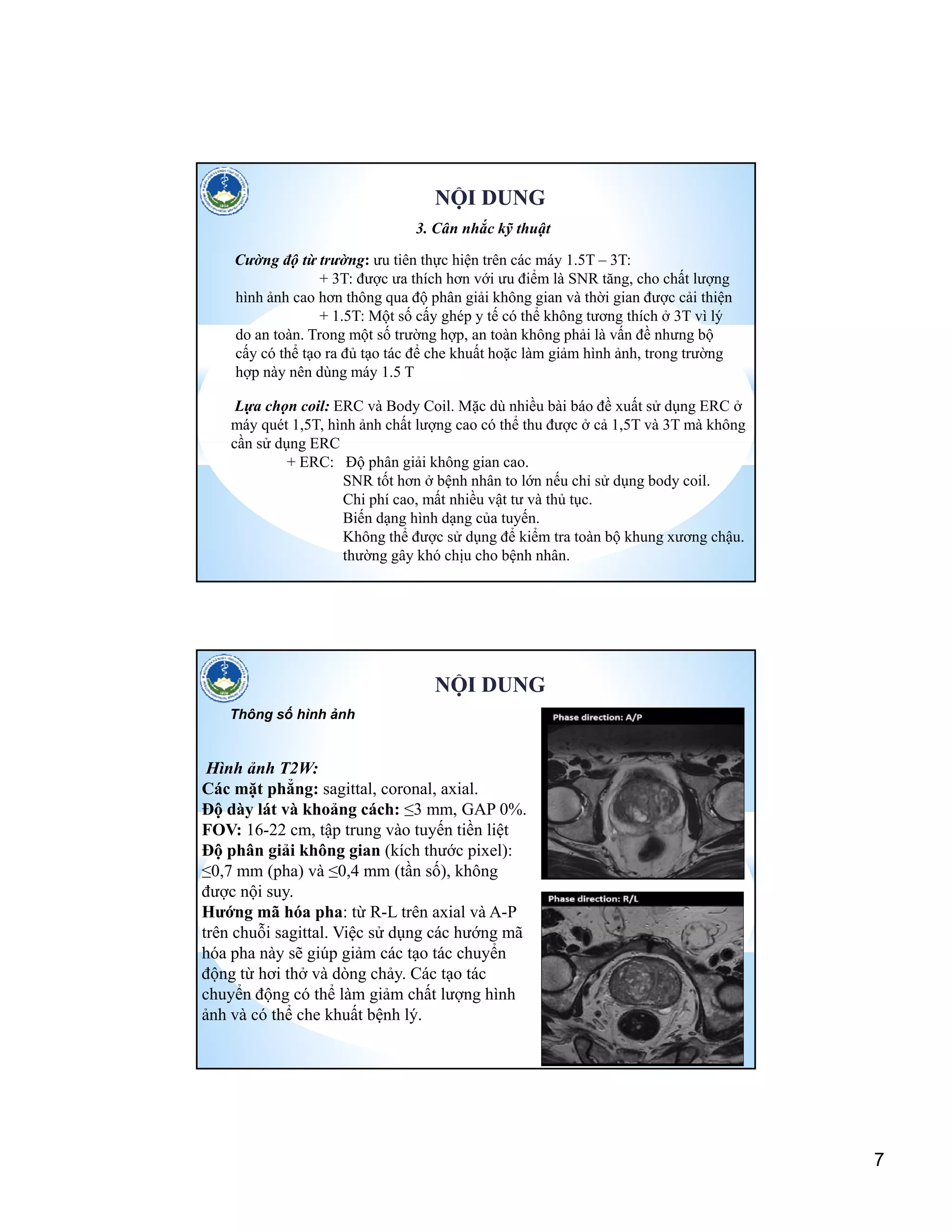 MRI tien liet tuyen da thong so, Nguyen Manh Cuong (VI) | PDF