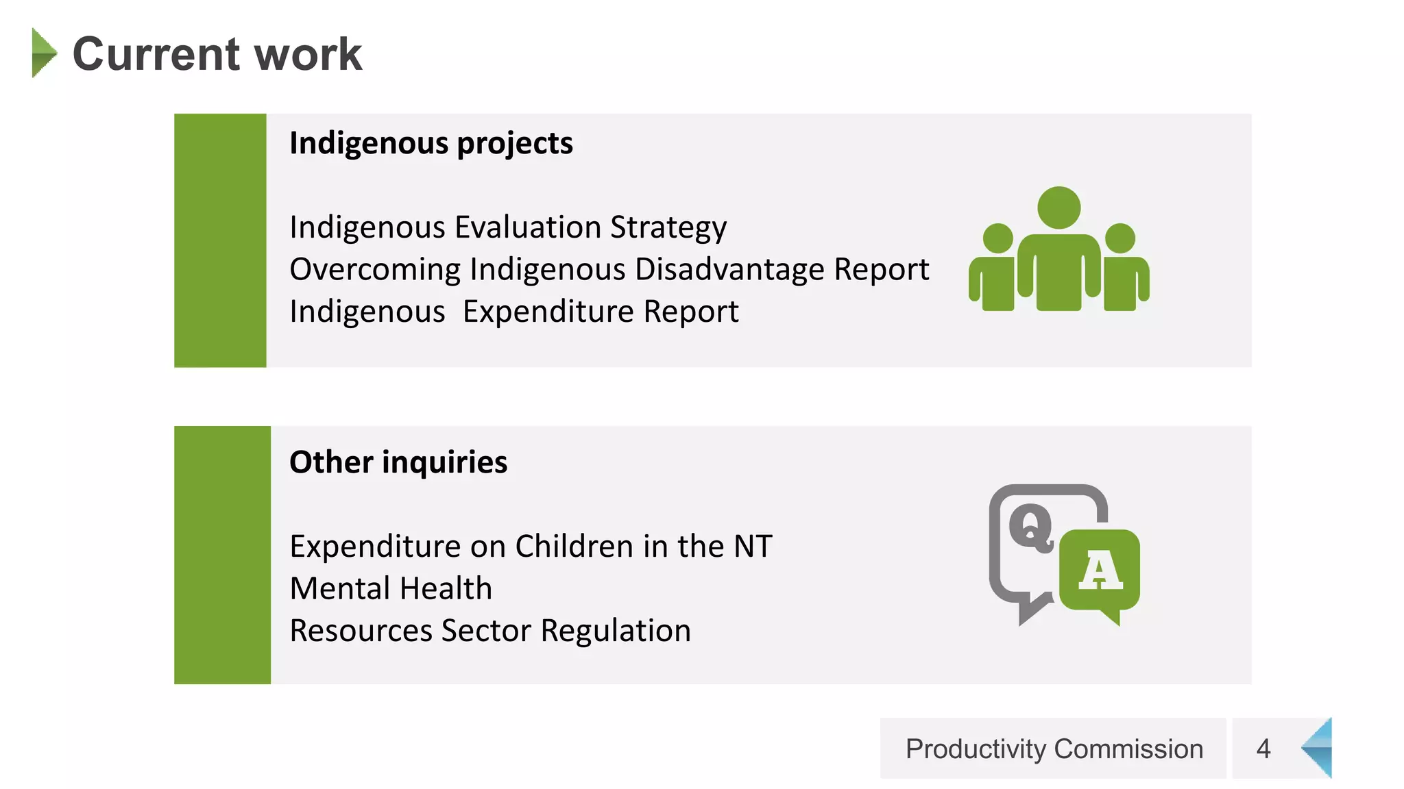 Indigenous Evaluation Strategy | Productivity Commissioner, Romalie ...