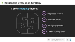 Indigenous Evaluation Strategy | Productivity Commissioner, Romalie ...